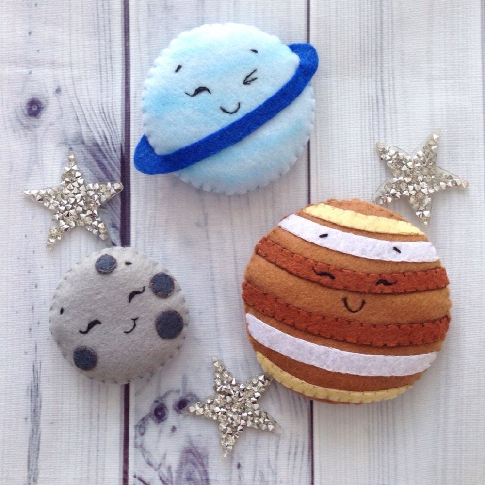 Felt Planets, Set Solar System, Magnet Space Set, Educational Toys Sun ...