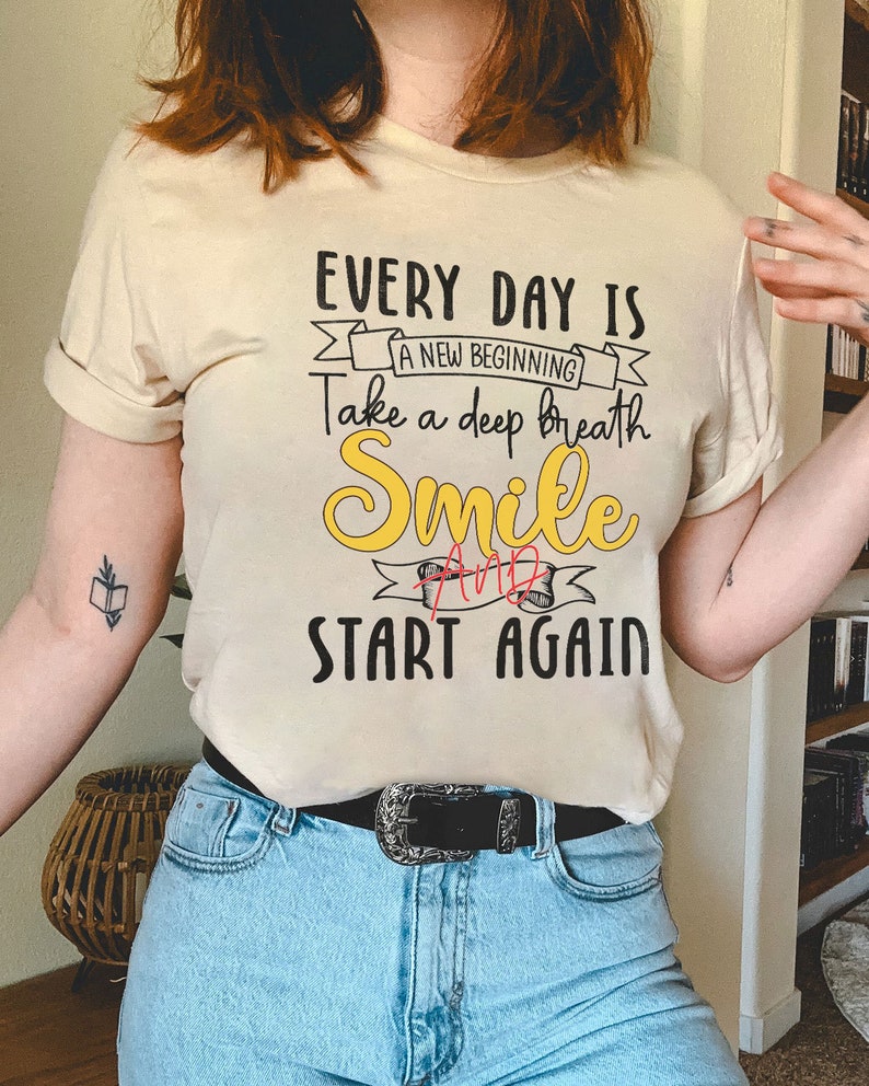 Every Day is a New Beginning Png, Positive Affirmations Concept Rules ...
