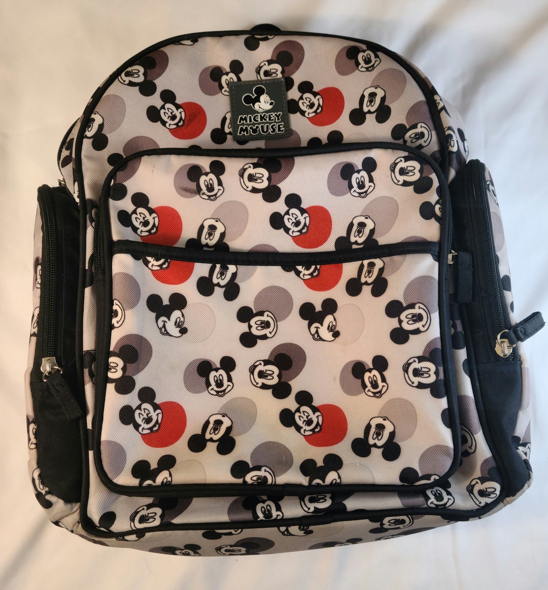 Disney Mickey Mouse Diaper Bag/backpack - Etsy