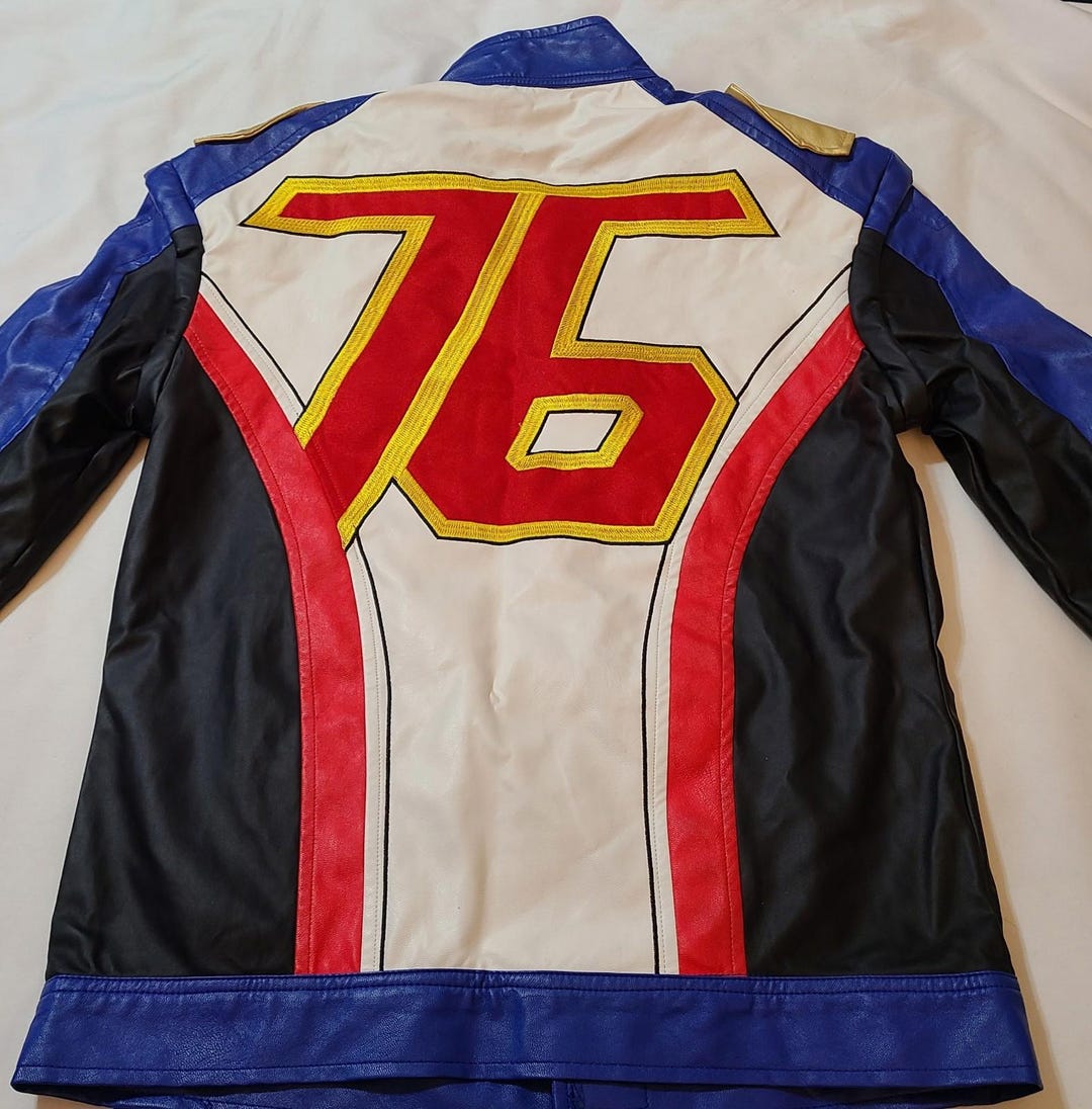 Overwatch Cosplay Costume Soldier 76 Leather Jacket Coat Womens Size M ...