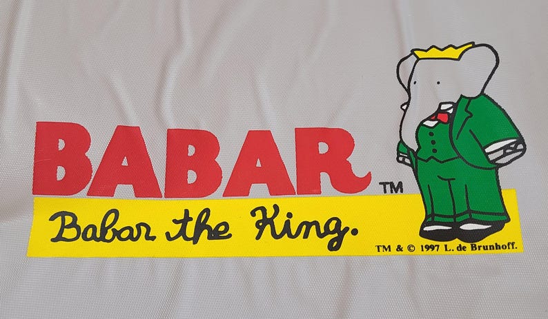 1997 Vintage Babar the Elephant Cooler, Picnic, Travel, Portable ...