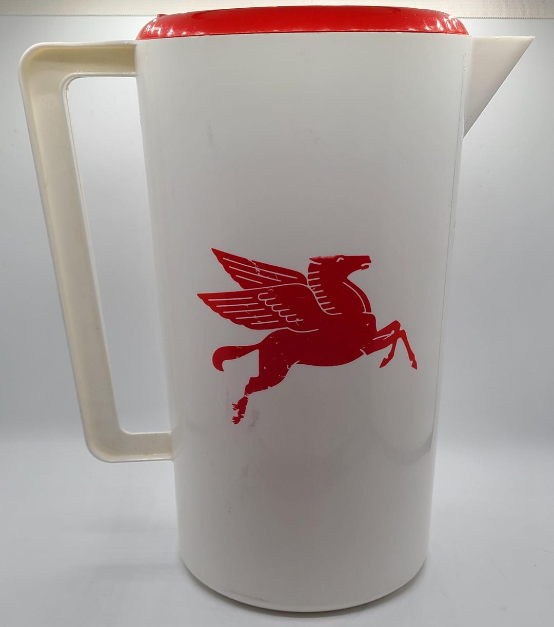 Vintage Rare Mobil Oil Company Pitcher Iced Tea Water Soda, Hard to ...