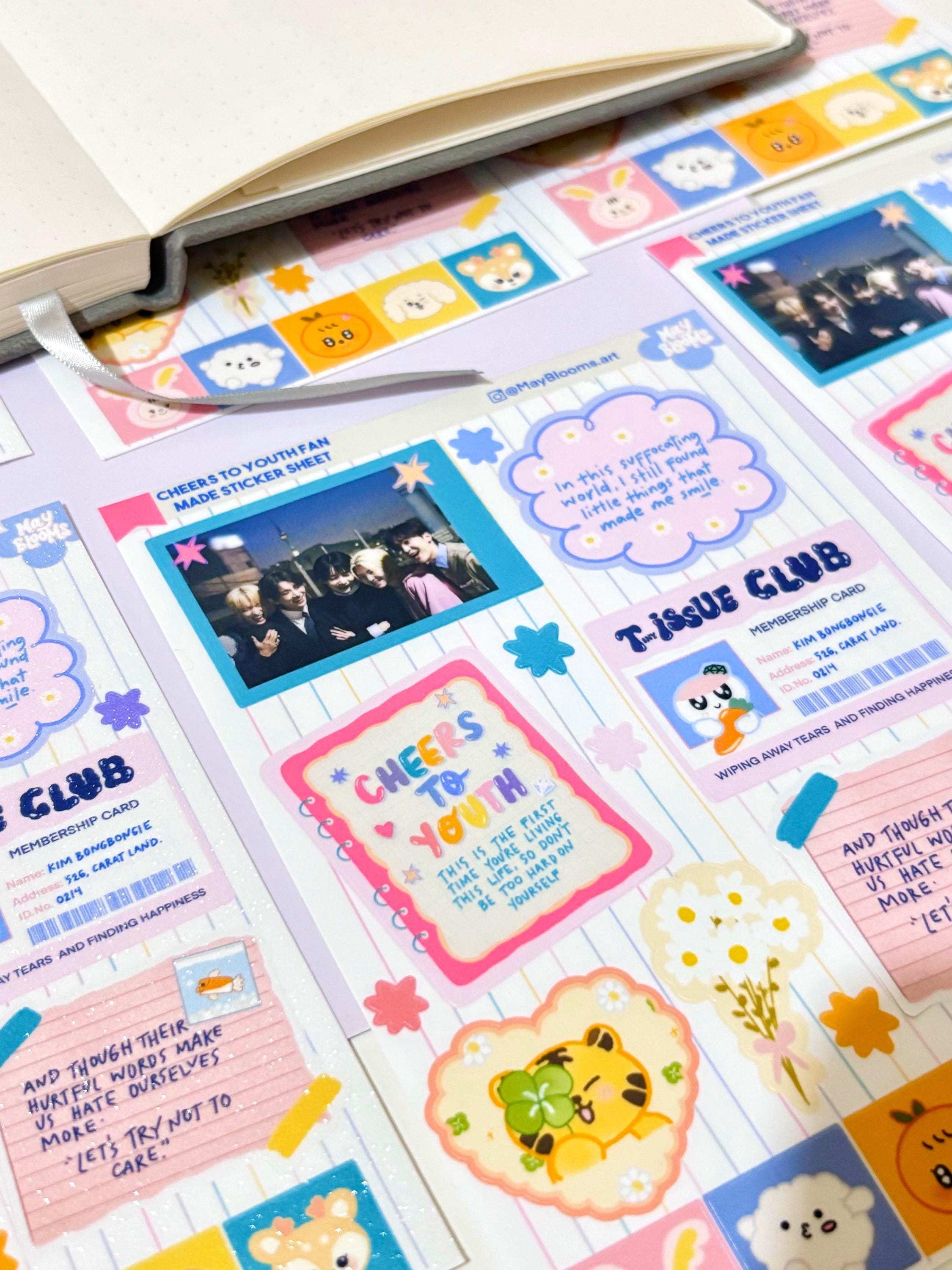 Cheers to Youth Seventeen Sticker, SVT Waterproof Kpop Stickers, Carat ...