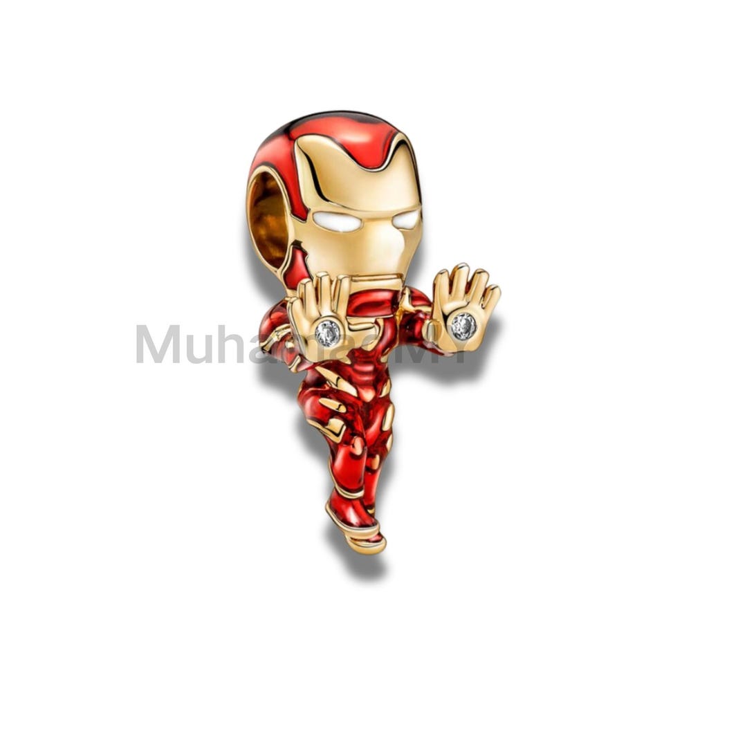 Marvel the Avengers Iron Man Charm,pandora Charms, Bracelet Charms ...