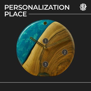 Wooden Table Clock, Unique Walnut Table Clock, Handmade Clocks for ...