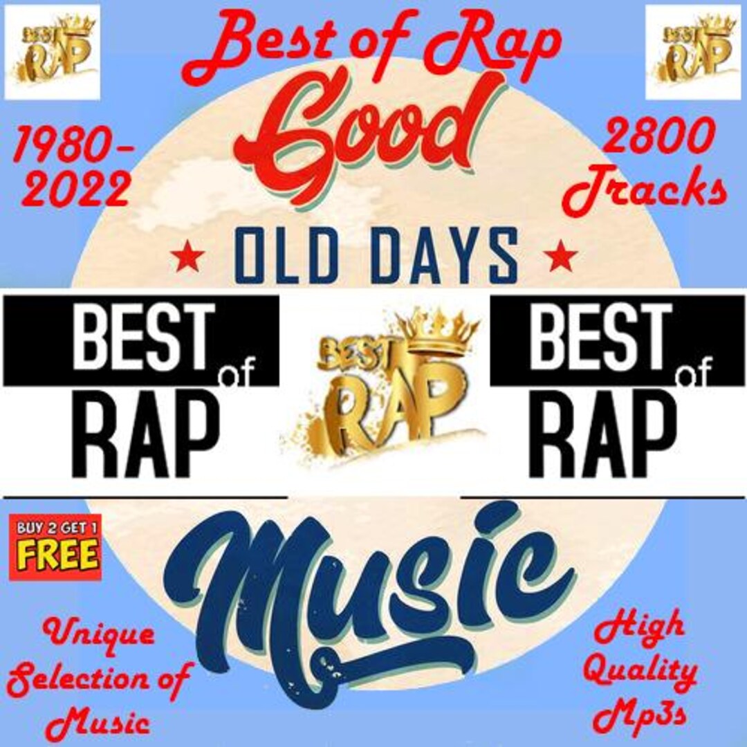 2800 TRACKS, Top Collection of RAP (1980-2022), High Quality Mp3s - Etsy