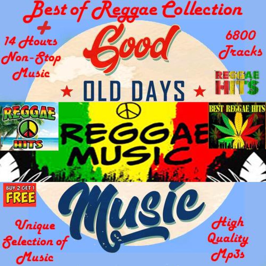 6800 TRACKS. Top Collection of Reggae Hits PLUS 14 Hours Non-stop Hits ...