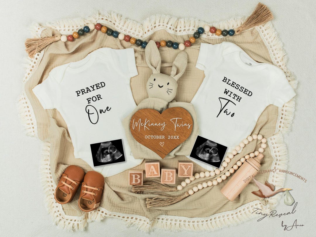 Neutral Digital Twin Announcement, Twin Pregnancy Announcement ...
