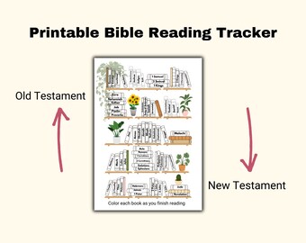 Bible Reading Tracker digital Download - Etsy
