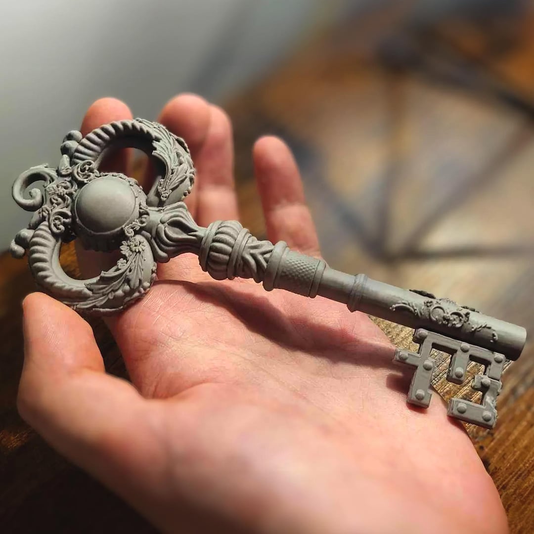 Wearable Dnd Treasure Key: Paintable 3D Printed Prop for Cosplay ...