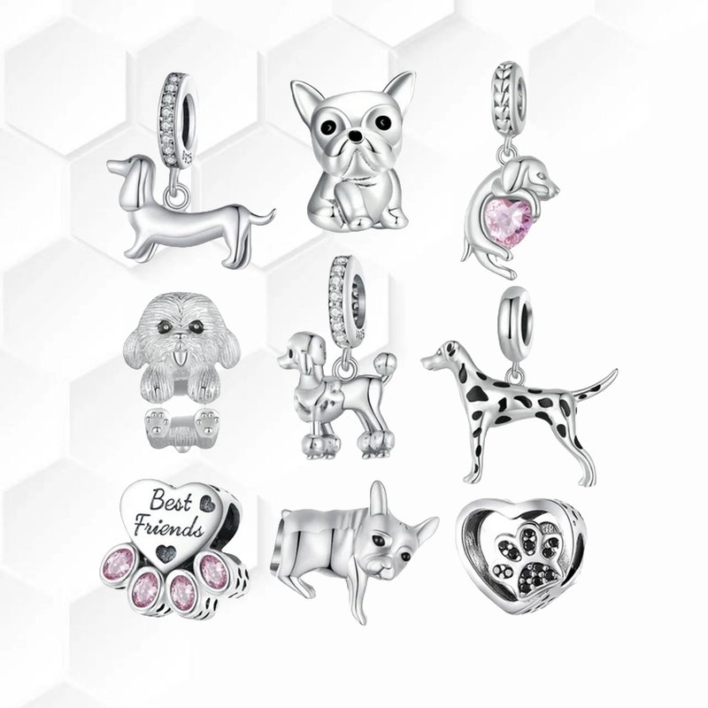 Dog Charm Bracelet - Etsy