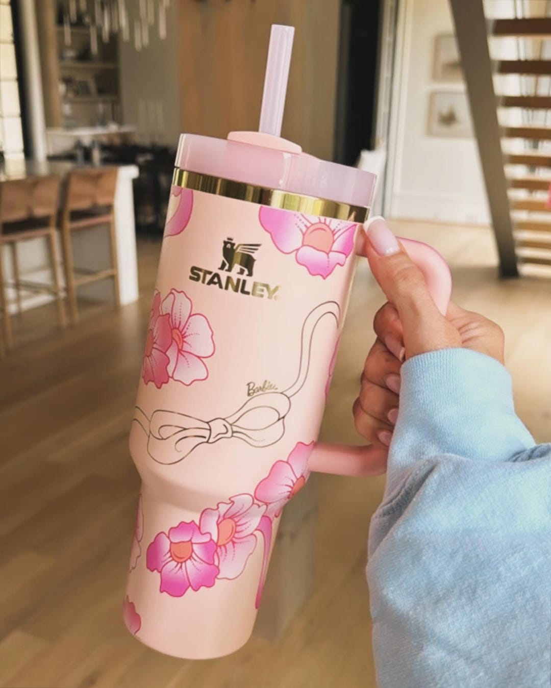 Customizable Peaches'n Cream Quencher Stanley 40oz Cup, Stanley Tumbler ...