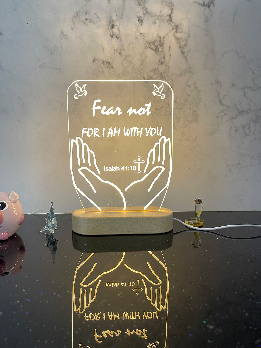 Bible Verse Custom Light, Bible LED Night Light, Favorite Verse, Fall ...