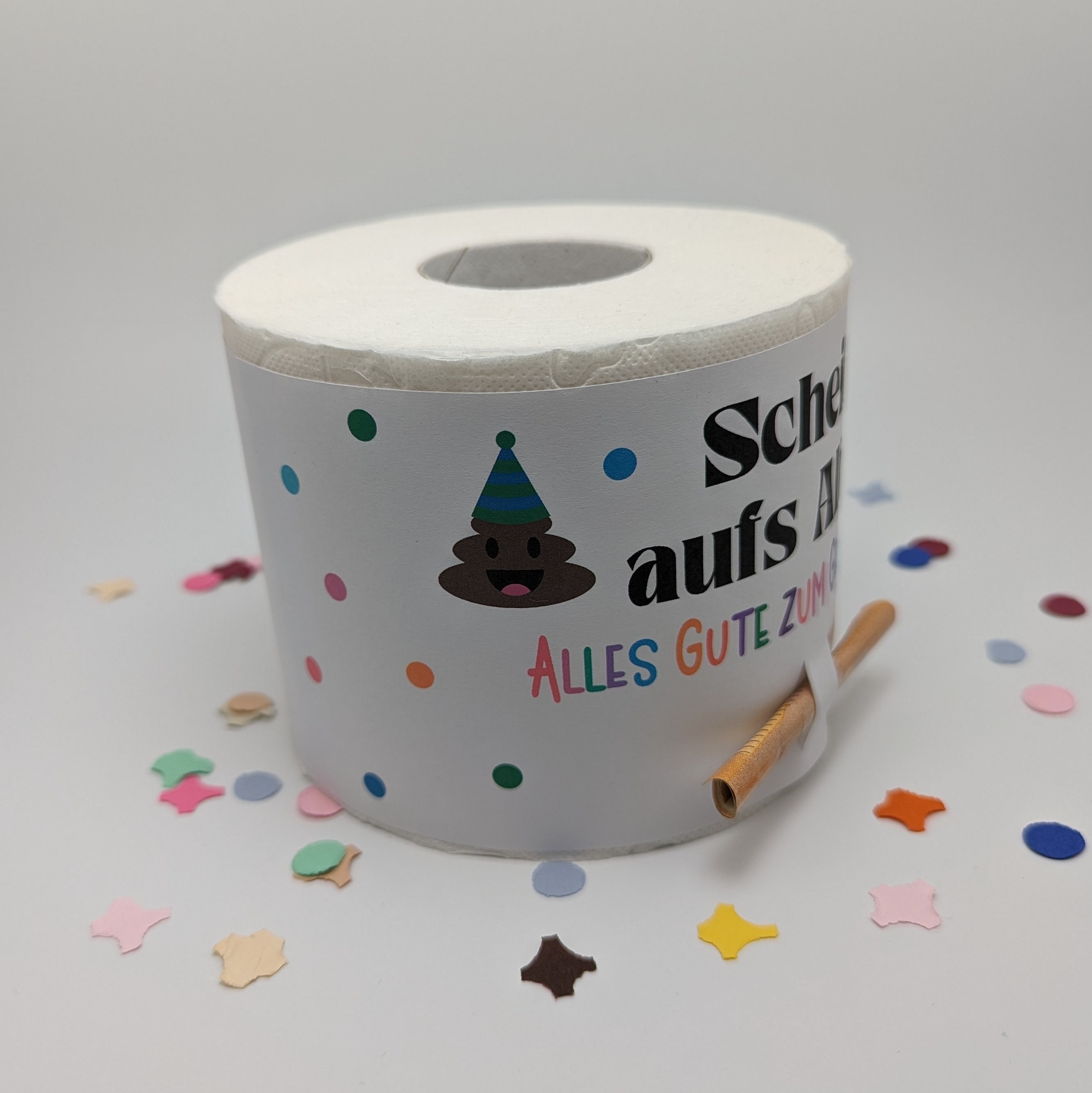 PDF Druckvorlage Geldgeschenk "Scheiß aufs Alter", Mitbringsel selber ...
