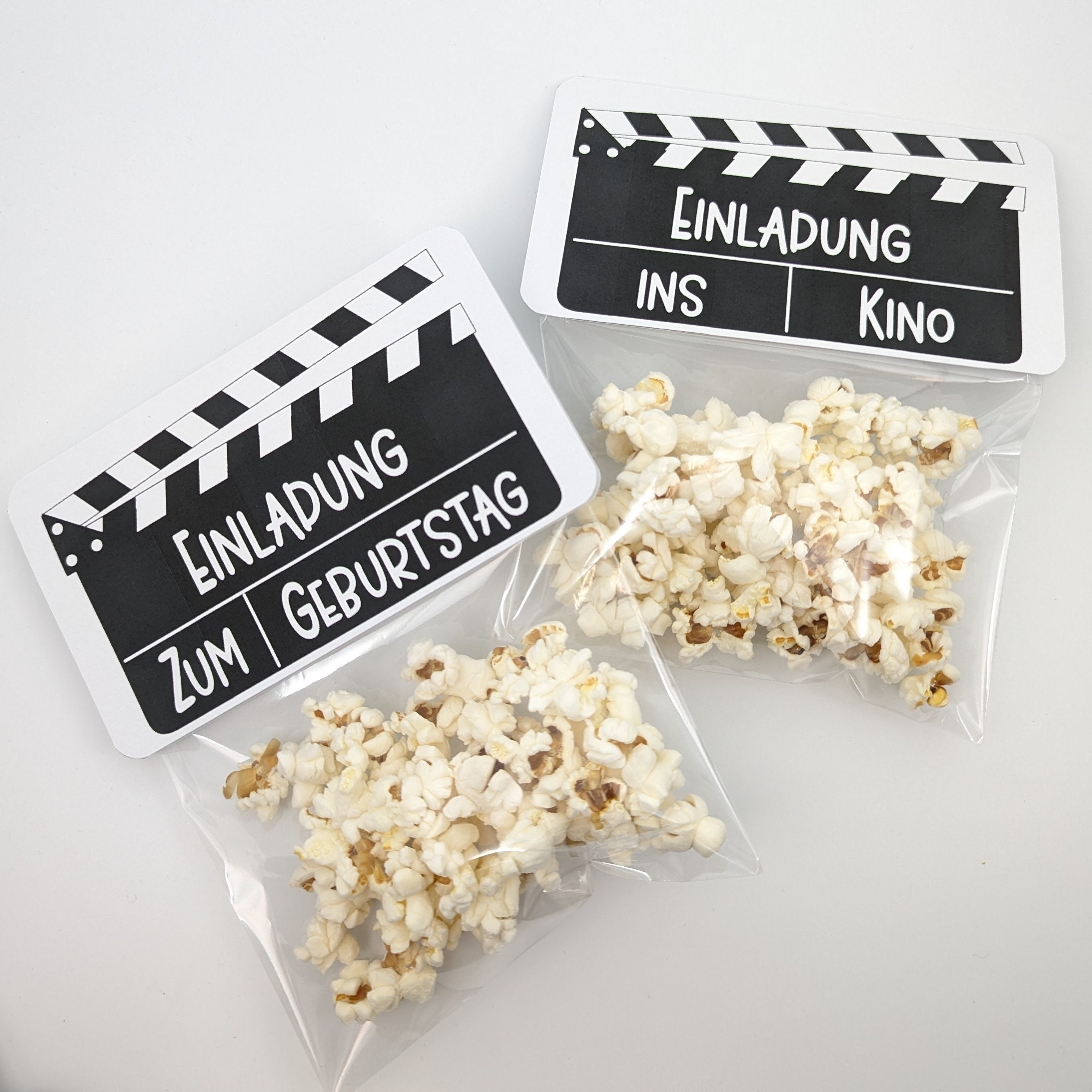 PDF Druckvorlage Einladung Geburtstag, Kino, Filmabend, Einladungskarte ...