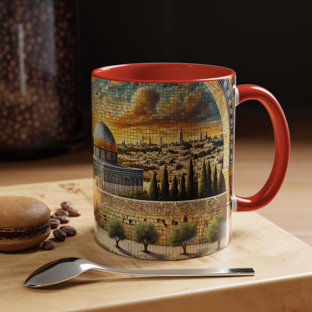 Jerusalem Sunset Mug: Mescid-i Aksa, Holy Land Islamic Gift - Etsy