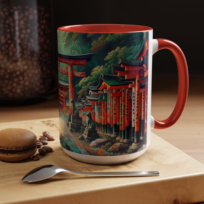 Fushimi Inari Shrine Mug: Kyoto Japan Travel Gift - Etsy