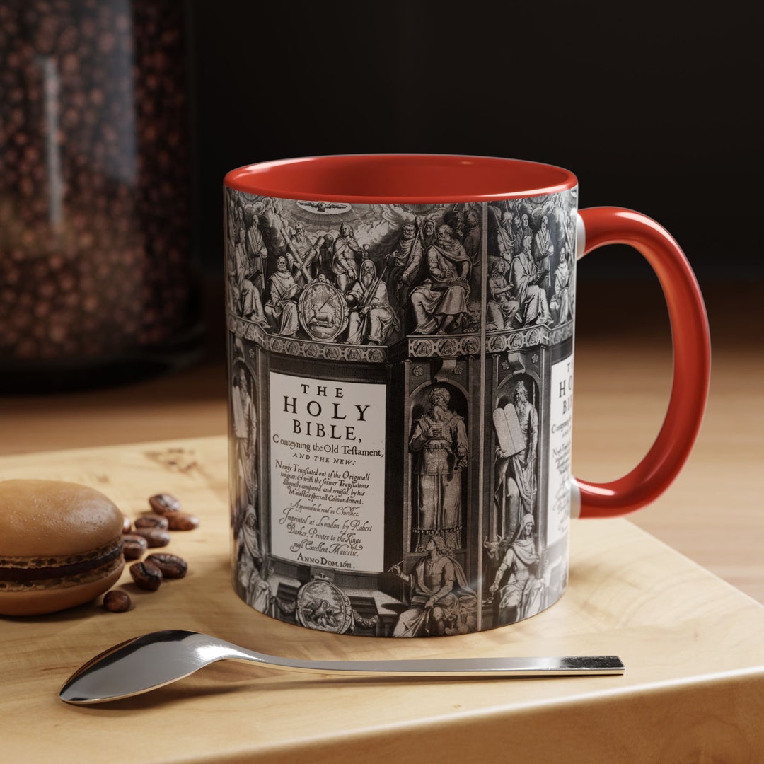 KJV Bible Mug, Clergy Appreciation Gift, King James Bible, First ...