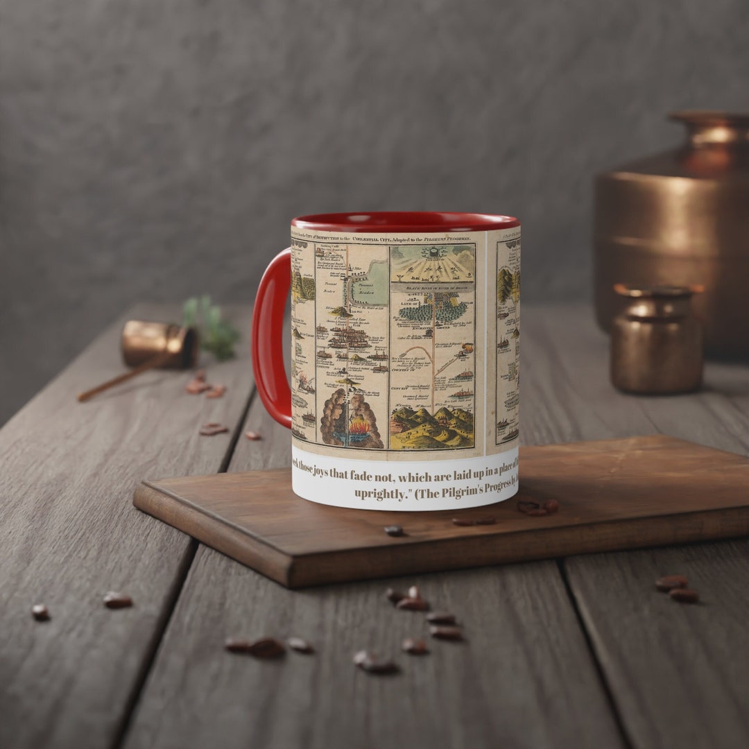 Pilgrims Progress Mug, Baptist Mug, Christian Mug, Religious Mug ...
