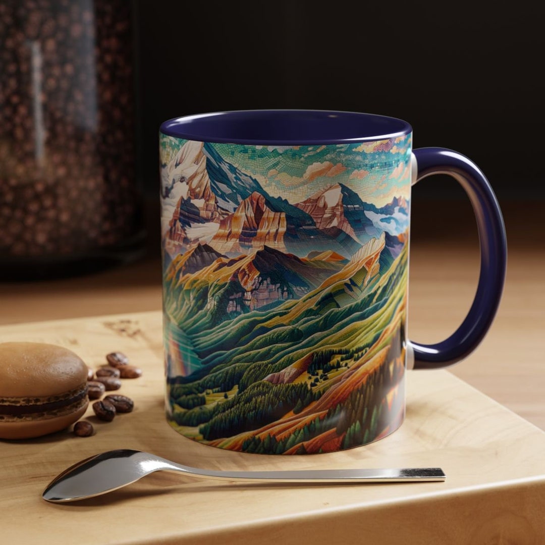 Swiss Alps Coffee Mug: Switzerland Travel Souvenir - Etsy