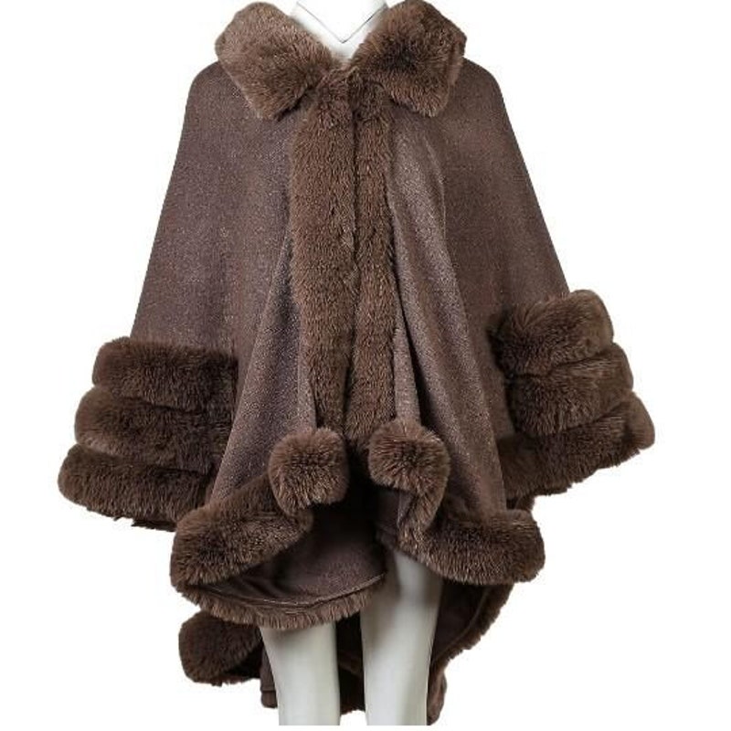 Faux Fur Cape - Etsy
