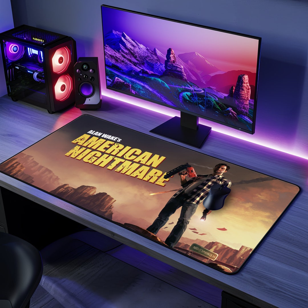 Alan Wake Mouse Pad, Games, Alan Wake Game II, Alan Wake 2 Game, Alan ...