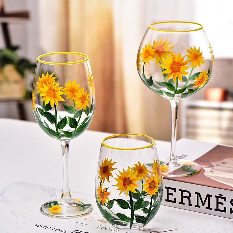 Spring Wine Glasses - Etsy