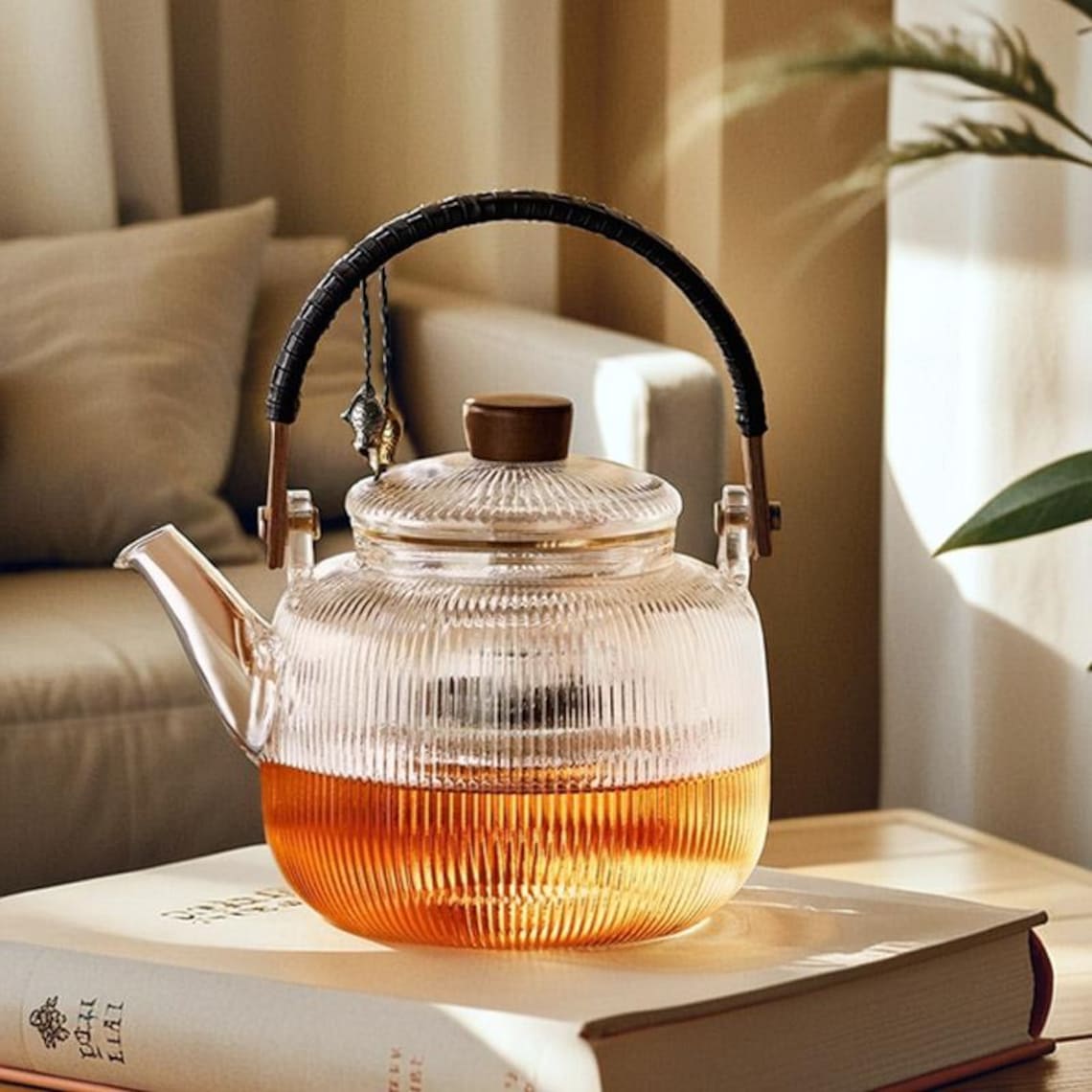 Glass Teapot, Tea Water Separator Teapot,heat Resistant Teapot,stovetop ...