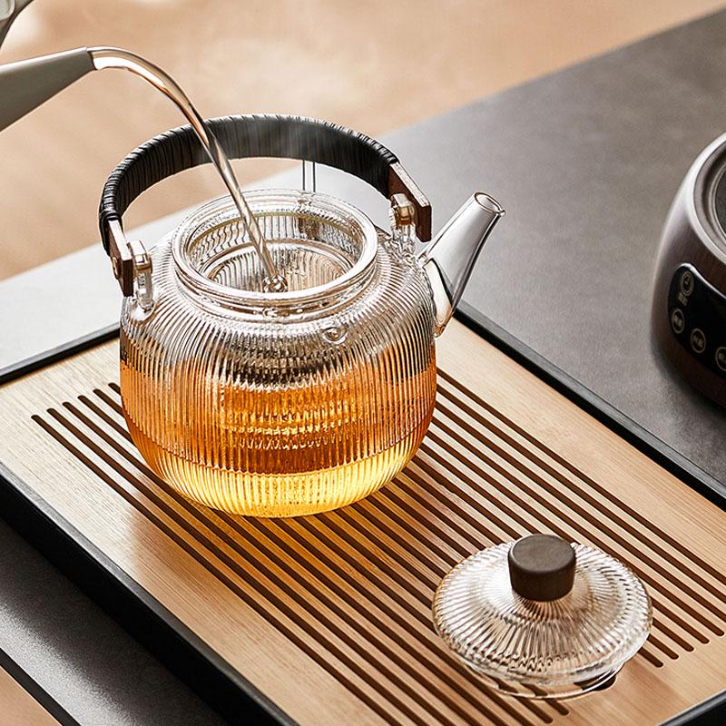 Glass Teapot, Tea Water Separator Teapot,heat Resistant Teapot,stovetop ...
