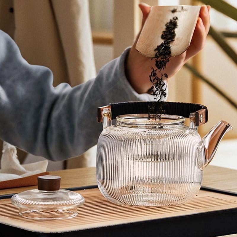 Glass Teapot, Tea Water Separator Teapot,heat Resistant Teapot,stovetop ...