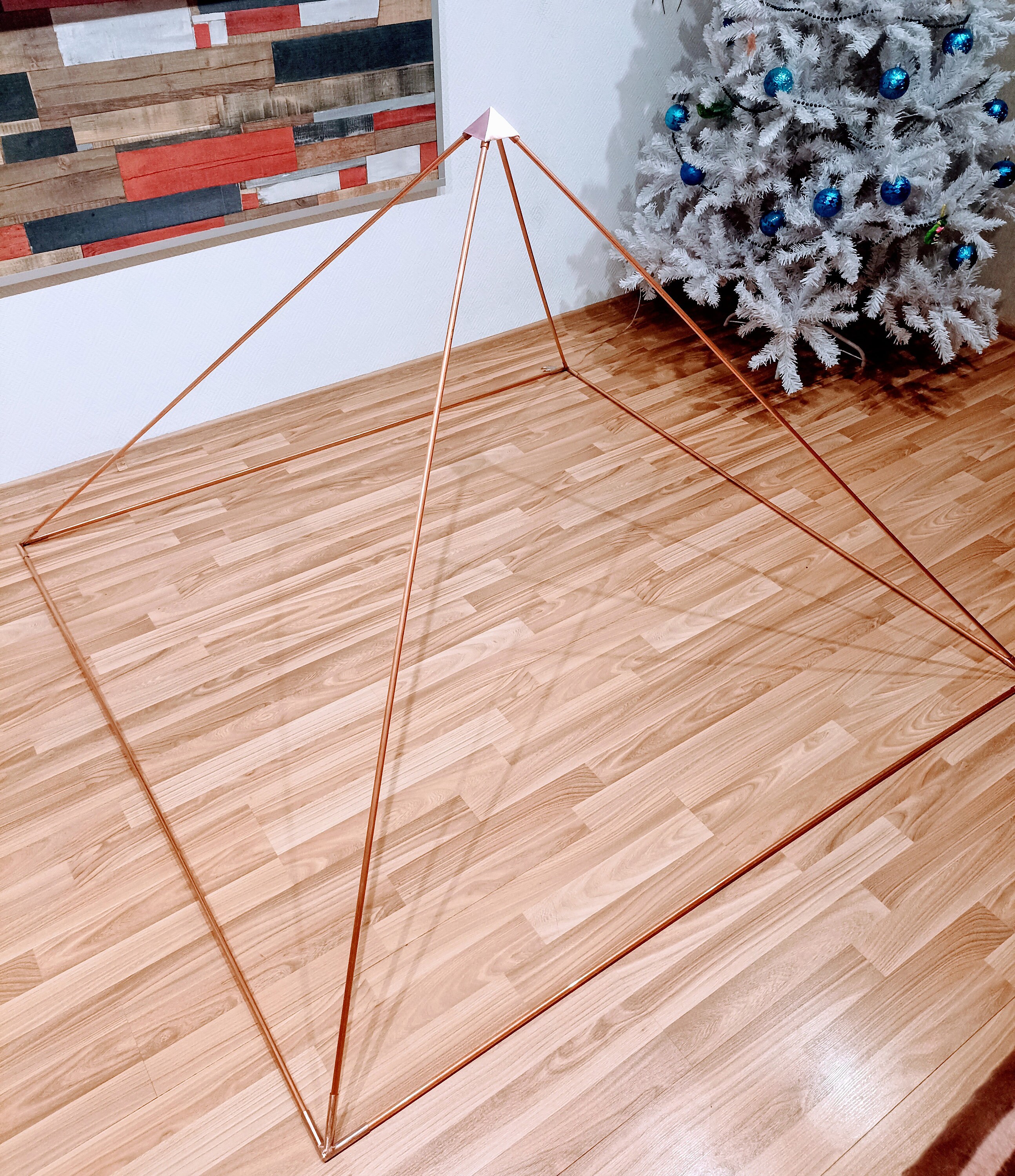 Set of Copper Connectors for the Pyramid of Healing and Meditation. for ...