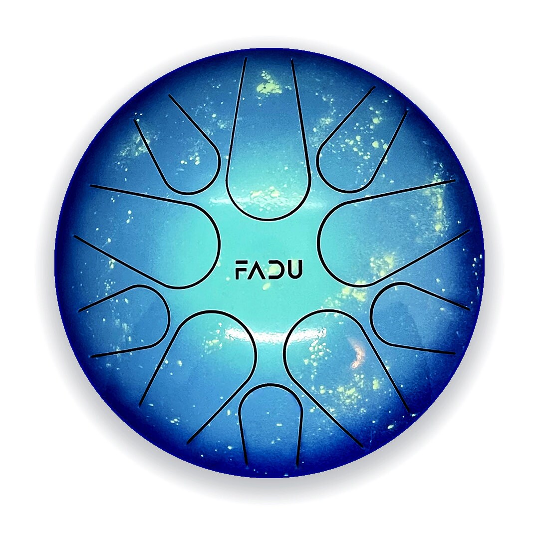 Fadu Neptune,steel Tongue Drum,handpan,10 Notes,drum With Sticks,sound ...