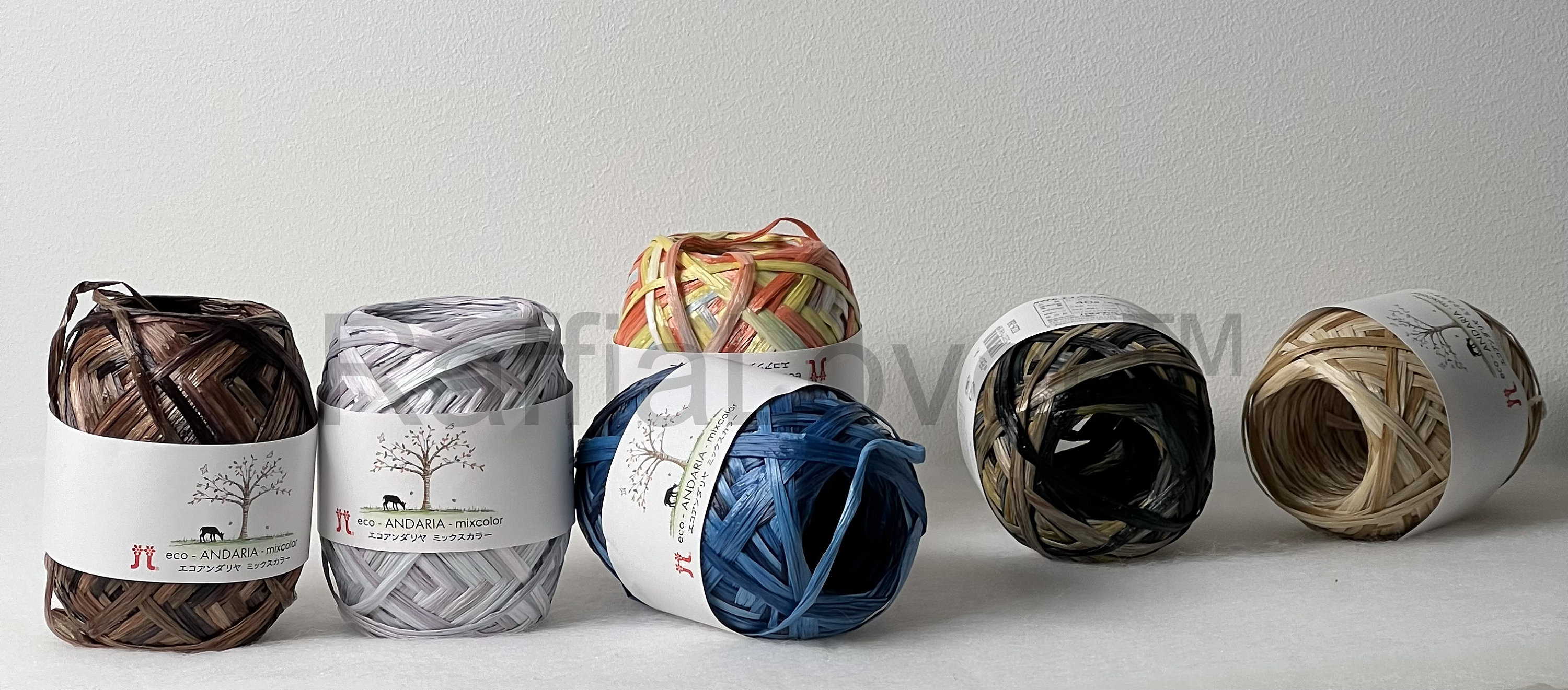 Hamanaka Eco-andaria Raffia Yarn - Etsy