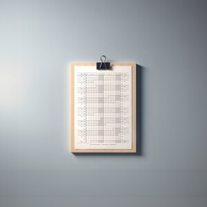 BIG Year Calendar - Etsy