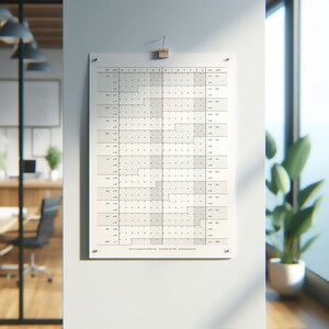 BIG Year Calendar - Etsy