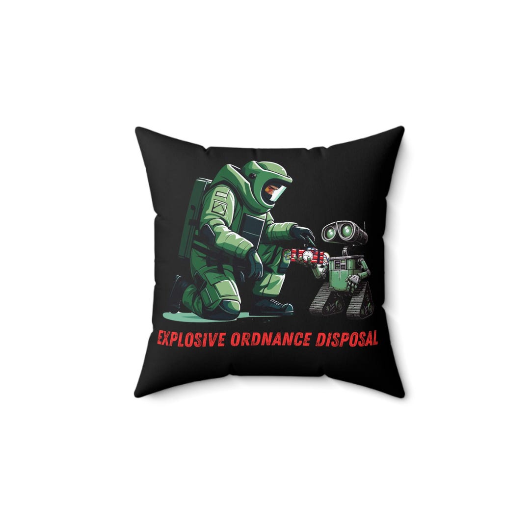 Eod Tech Pillow / Explosive Ordnance Disposal Gift /EOD Veteran Pillow ...