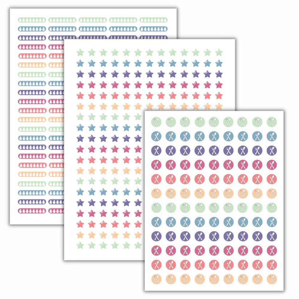 Colorful Planner Stickers - Etsy