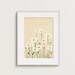 Daisy on Yellow Background Painting Poster | Botanical Print | Flower ...