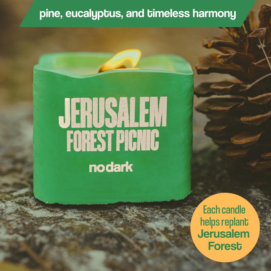 Jerusalem Gift Candle | Israeli Decor | Support Israel | Am Yisrael ...