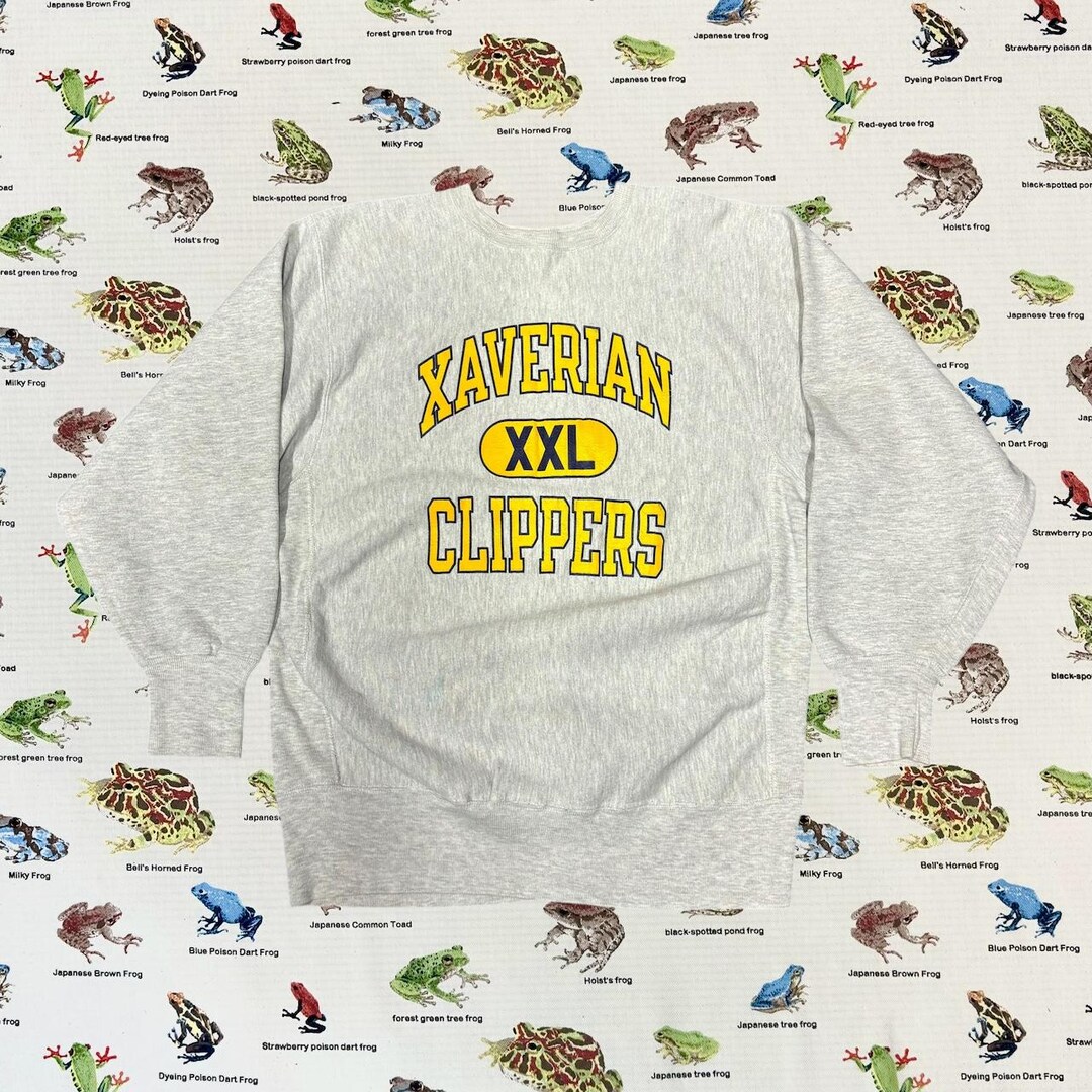 90's Champion / Reverse Weave / 'xaverian Clippers' / Light Grey ...