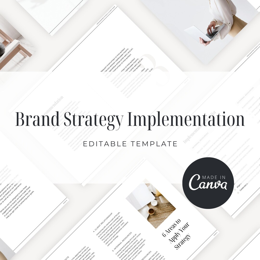 Brand Strategy Implementation Template for Brand Strategists ...