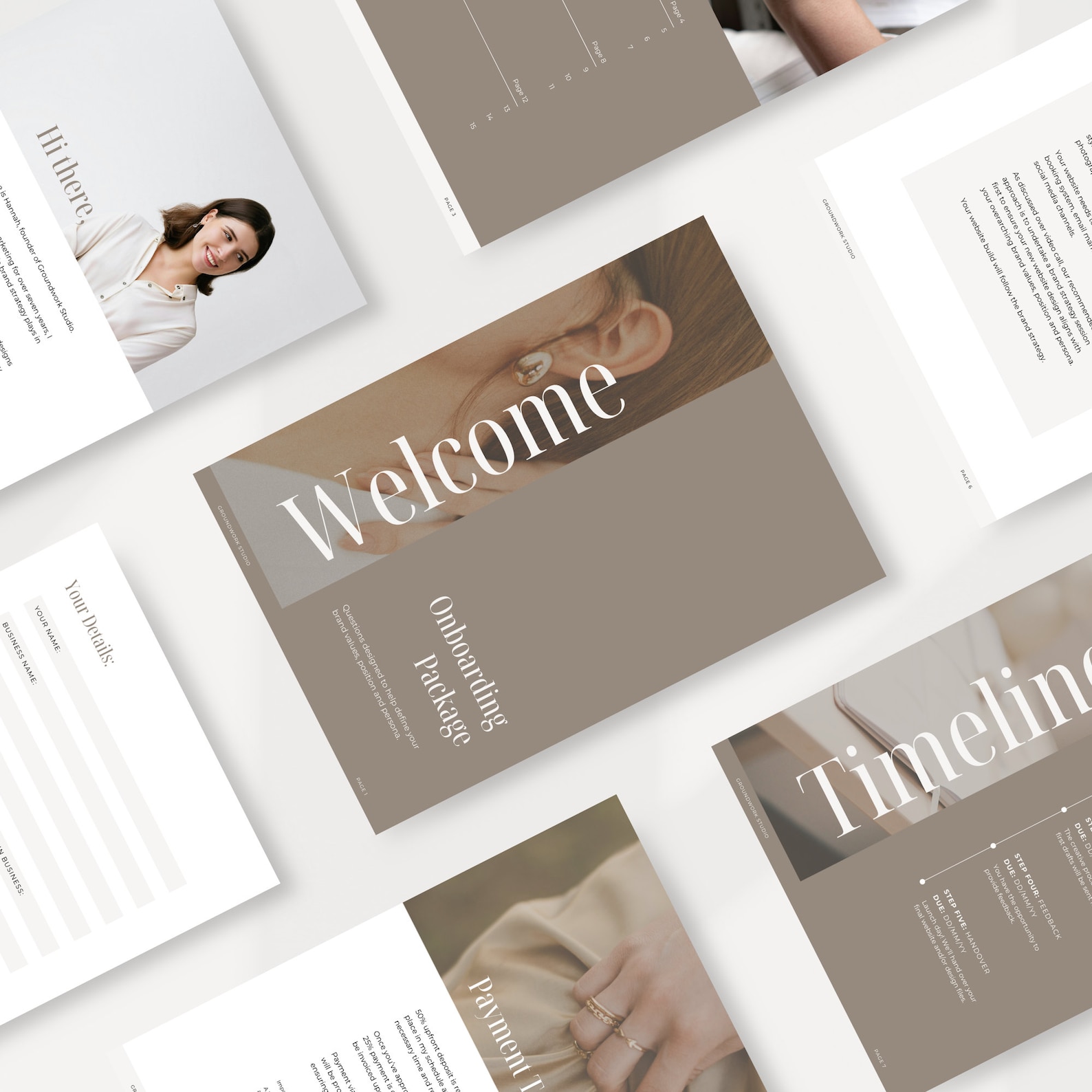 Client Welcome Package: Editable Canva Template (digital Download) - Etsy