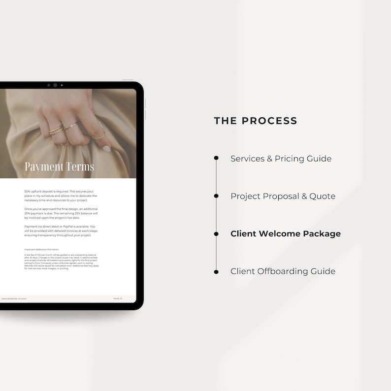 Client Welcome Package: Editable Canva Template (digital Download) - Etsy