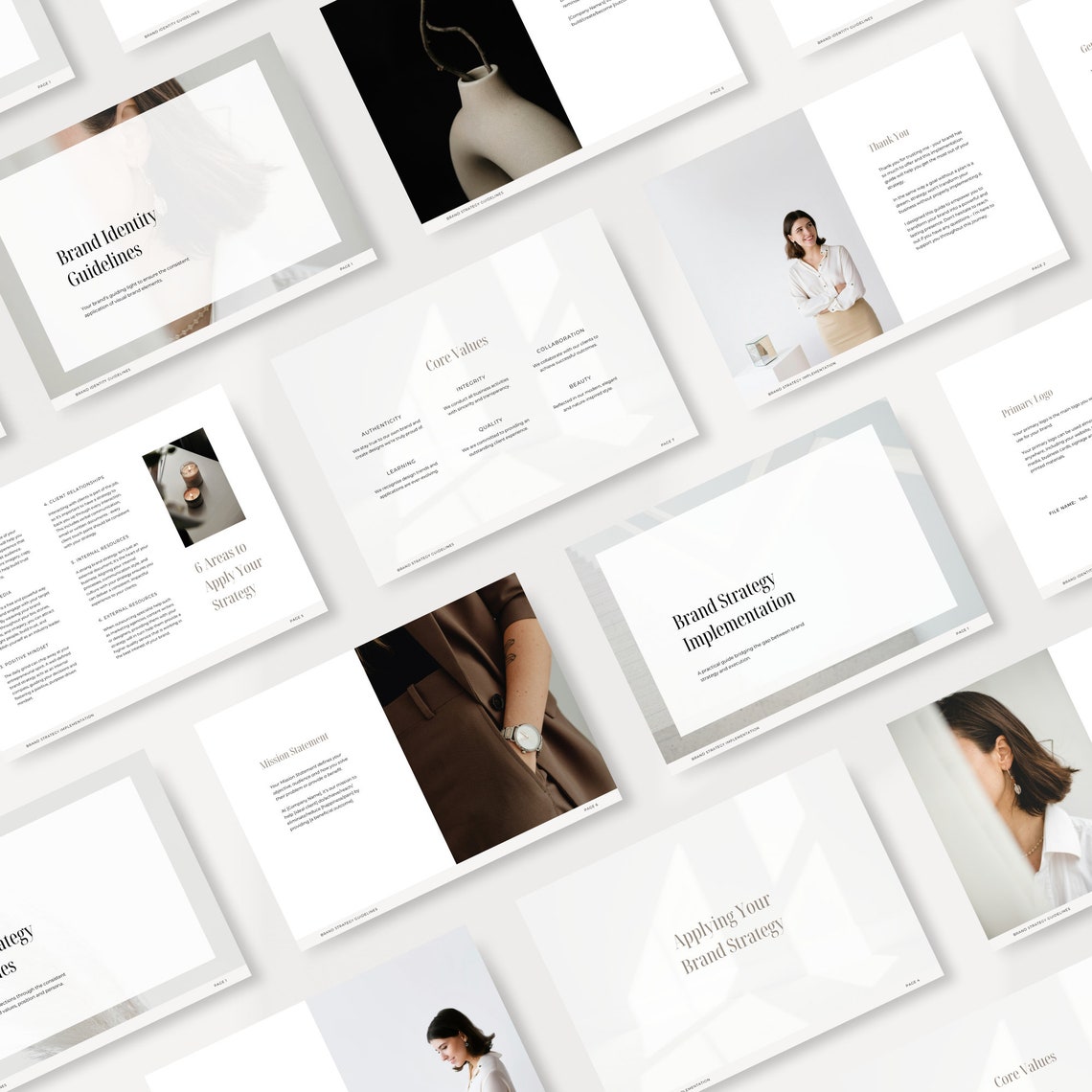 Brand Strategy Template Bundle: 70+ Editable Canva Pages (digital ...