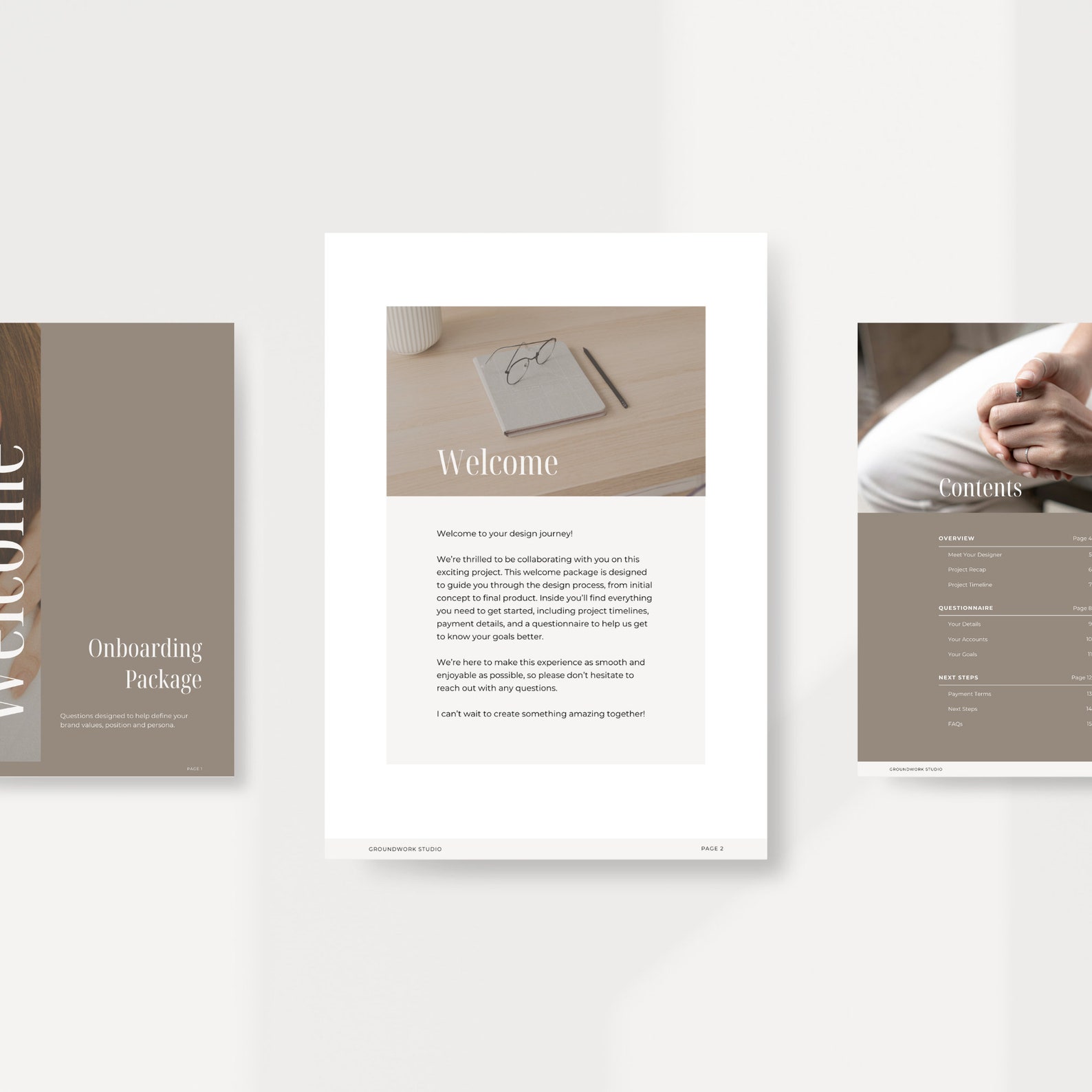 Client Welcome Package: Editable Canva Template (digital Download) - Etsy