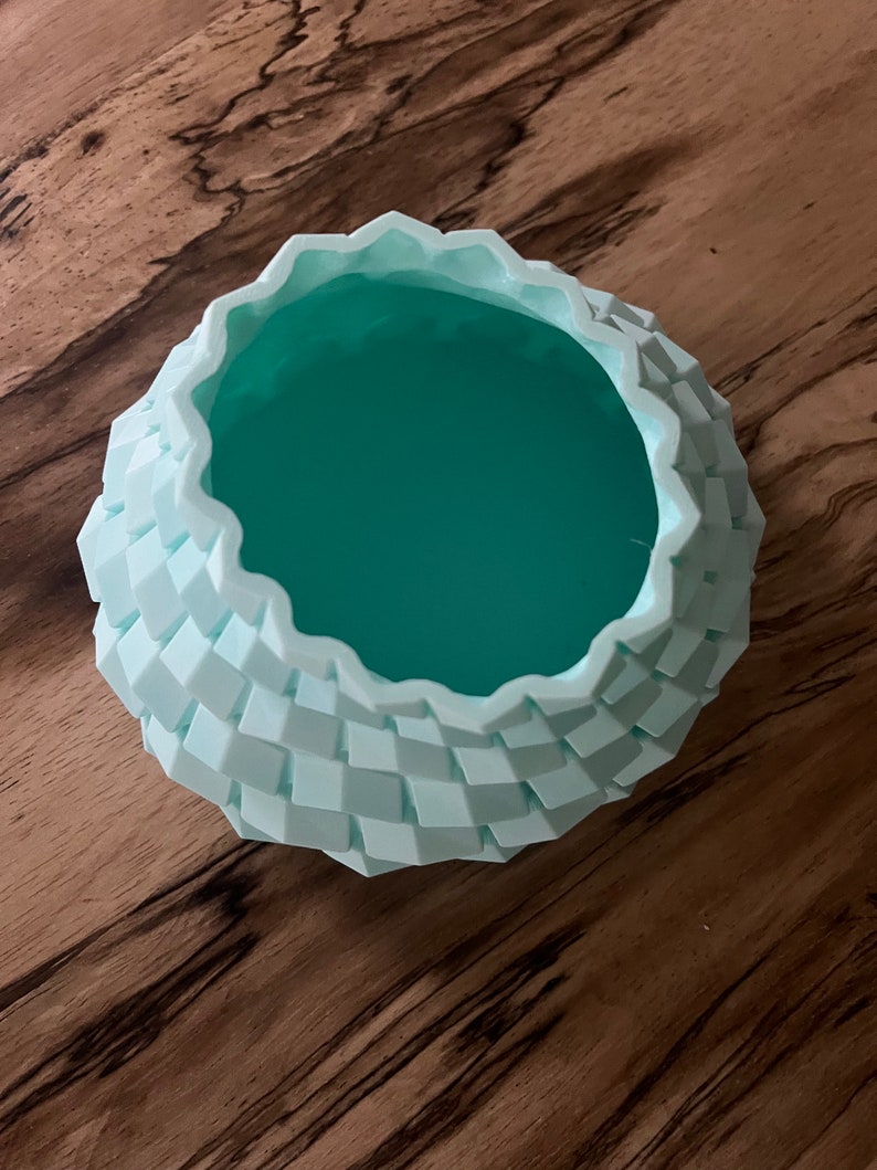 3D Printed Geometric Modern Plant Pot Display Indoor Houseplants or Succulents in Style - Etsy