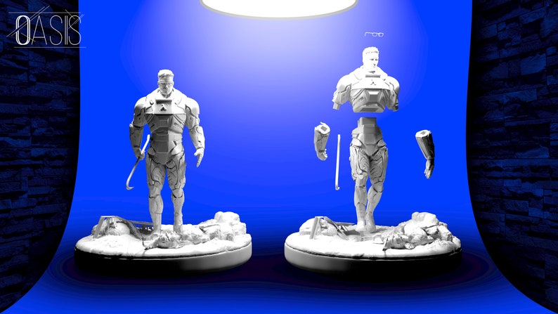 Gordon Freeman STL Model 3D Printable Gordon Freeman Figure STL Model ...