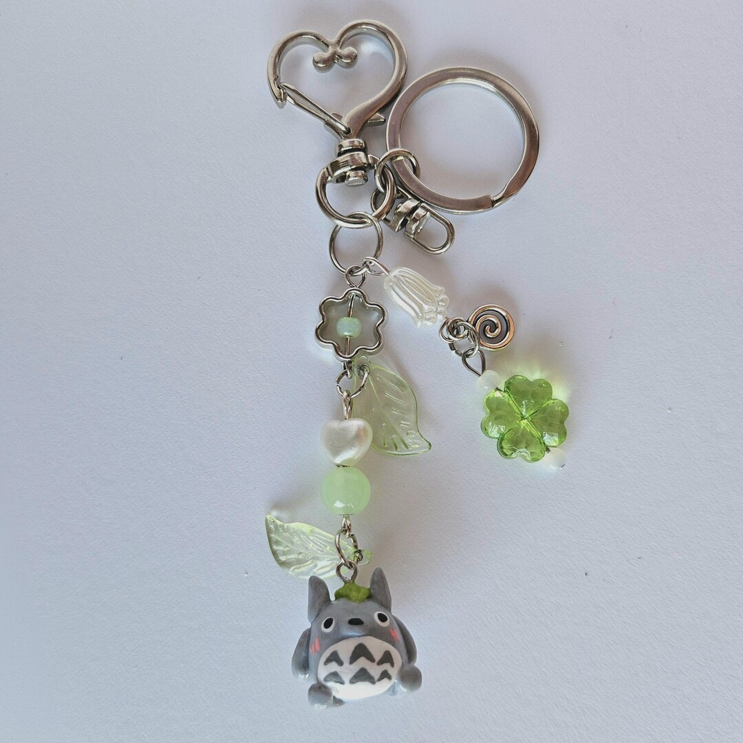 Totoro Keychain, Phone / Bag Charm | Handmade Lucky Charm | Studio ...