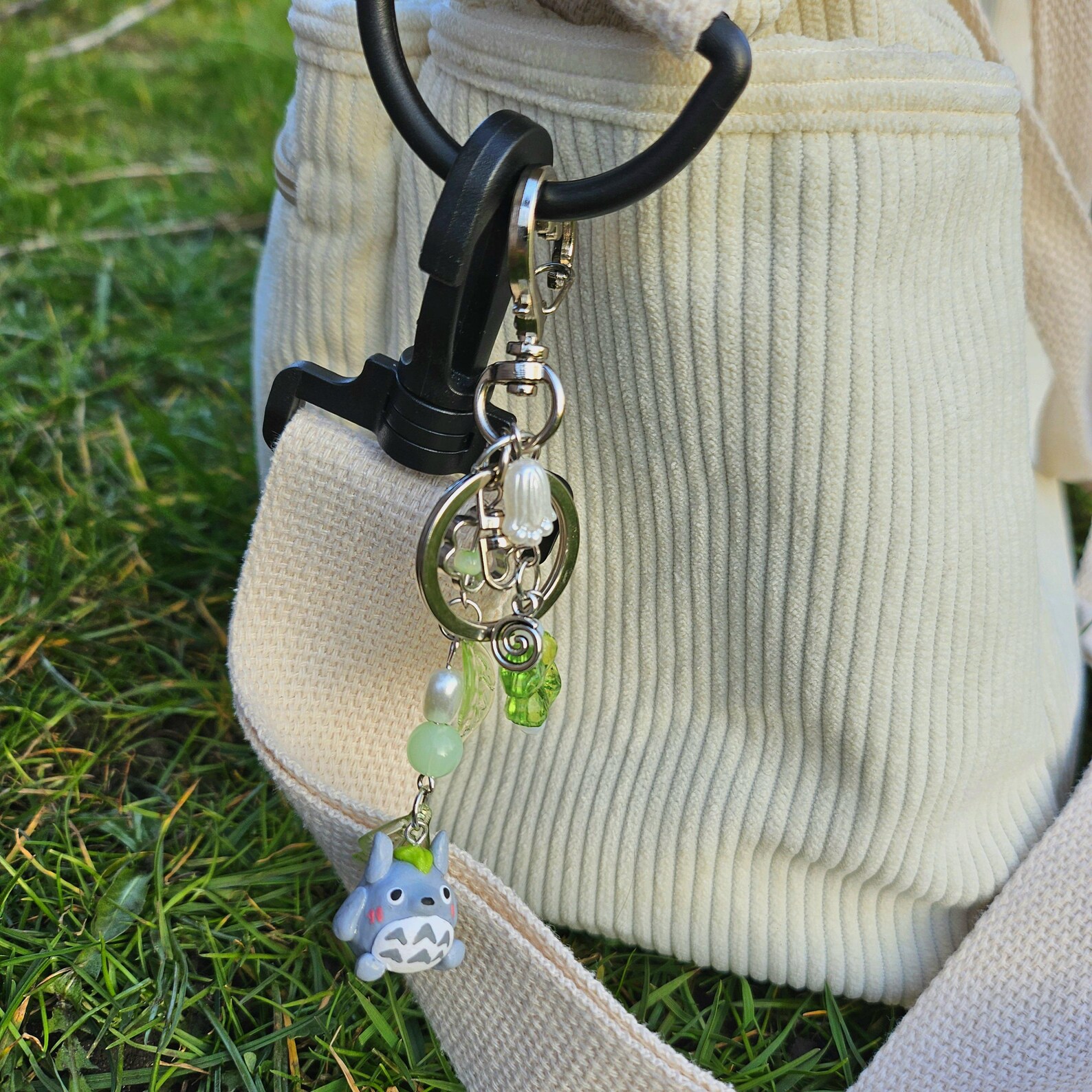 Totoro Keychain, Phone / Bag Charm | Handmade Lucky Charm | Studio ...