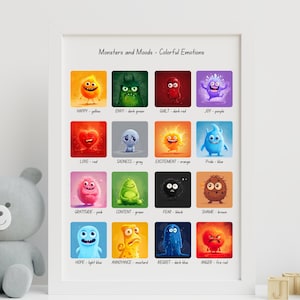 Monsters and Moods - Colorful Emotions, Emotional Learning for Kids ...